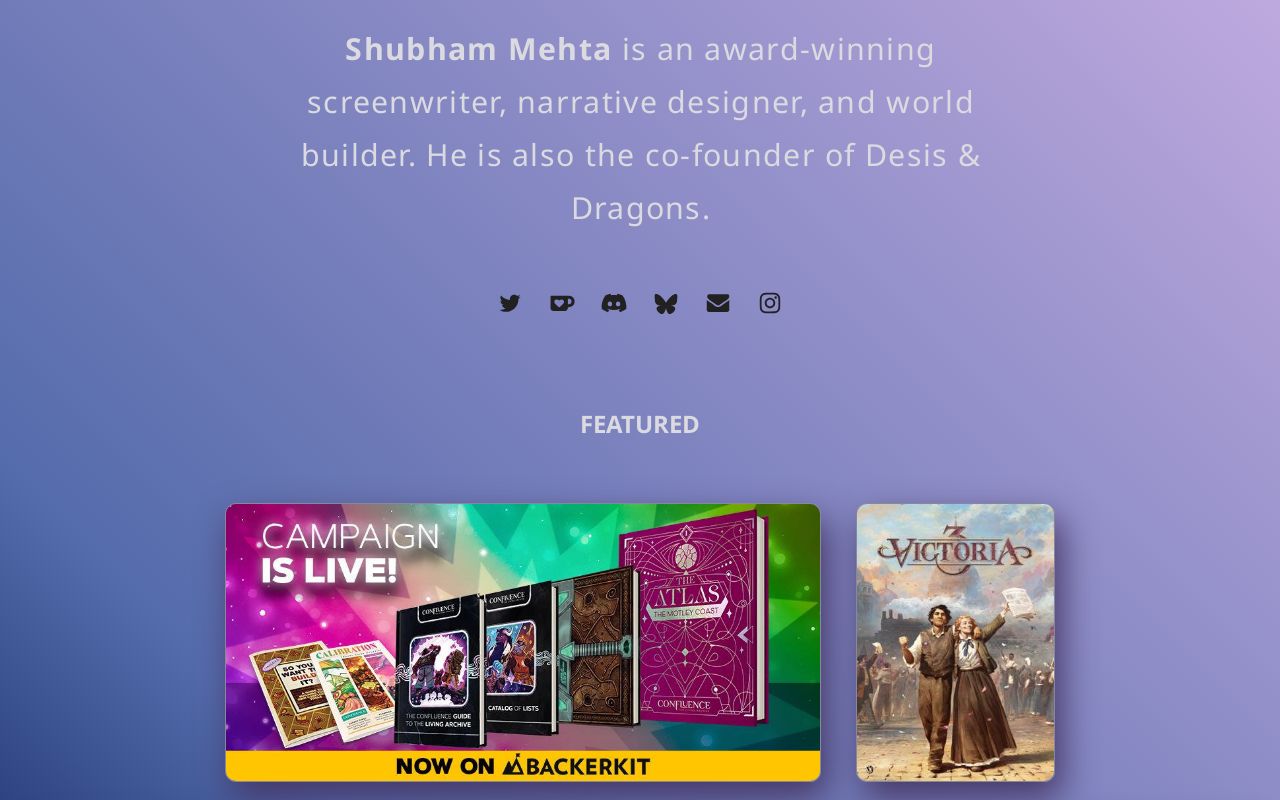 Shubham's Portfolio